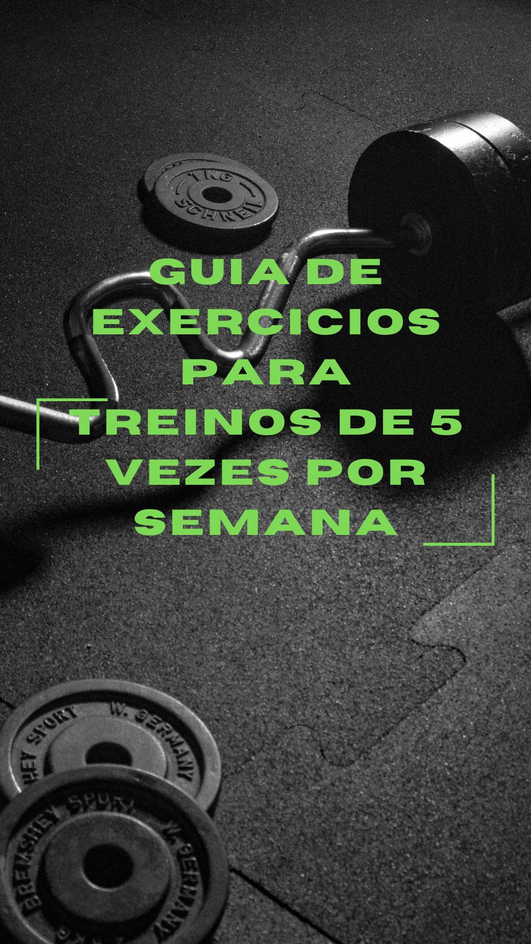 Guia de exercicos para treinos de 5 vezes por semana - henrique per...