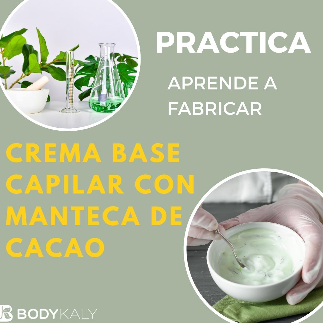 APRENDE A ELABORAR CREMA BASE CAPILAR CON MANTECA DE CACAO - BODY ...