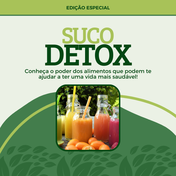 20 Receitas de Suco Detox. Para uma vida mais saúdavel.