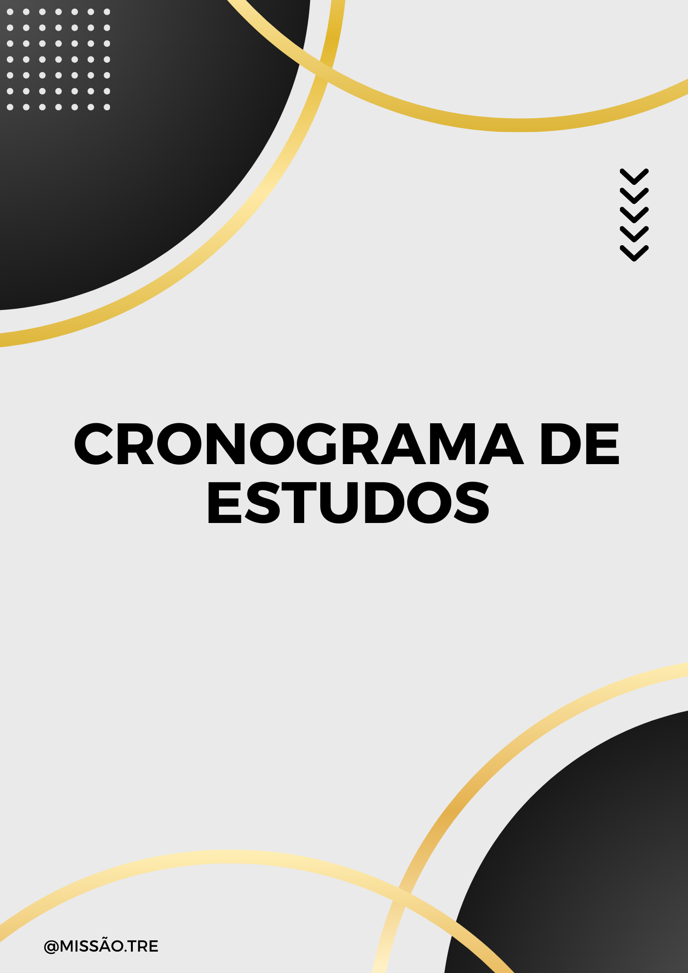 CRONOGRAMA DE ESTUDOS TSE-TJAA
