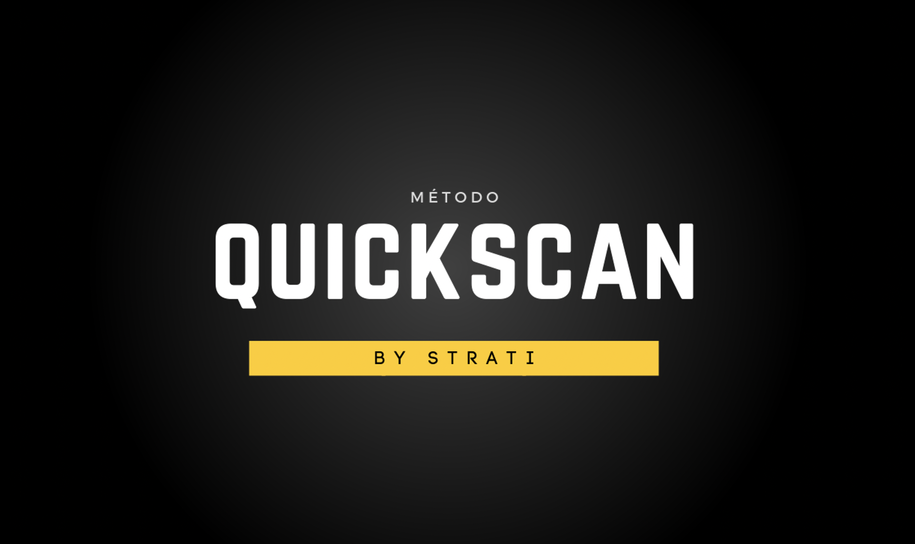 Método QUICKSCAN - Programa Passo a Passo para Dominar Planejamento...
