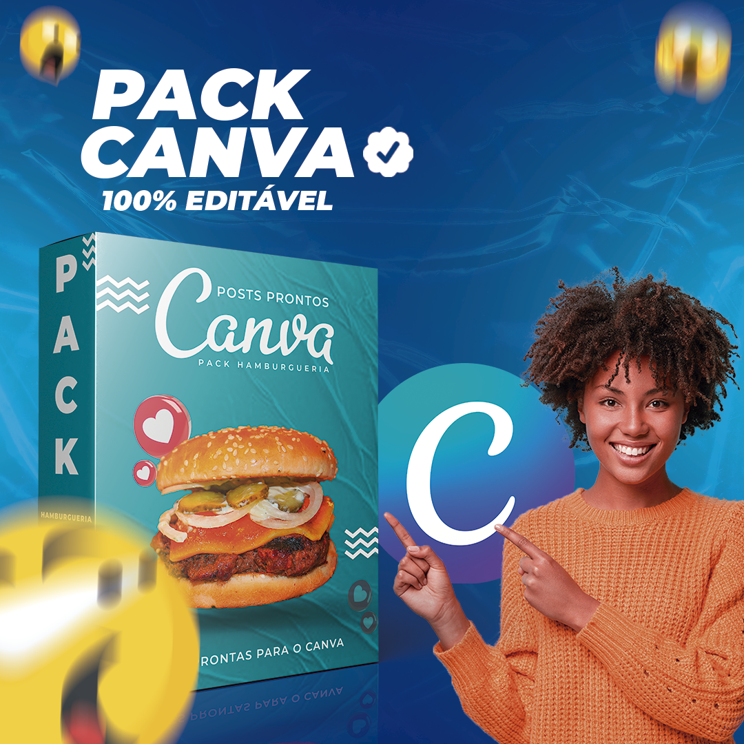 Pack Hamburgueria (Canva) - Maycon Lima | Hotmart
