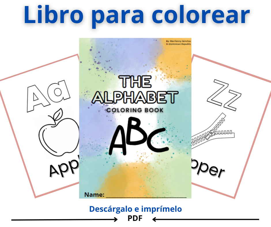 Alphabet Coloring Book (Libro para colorear)