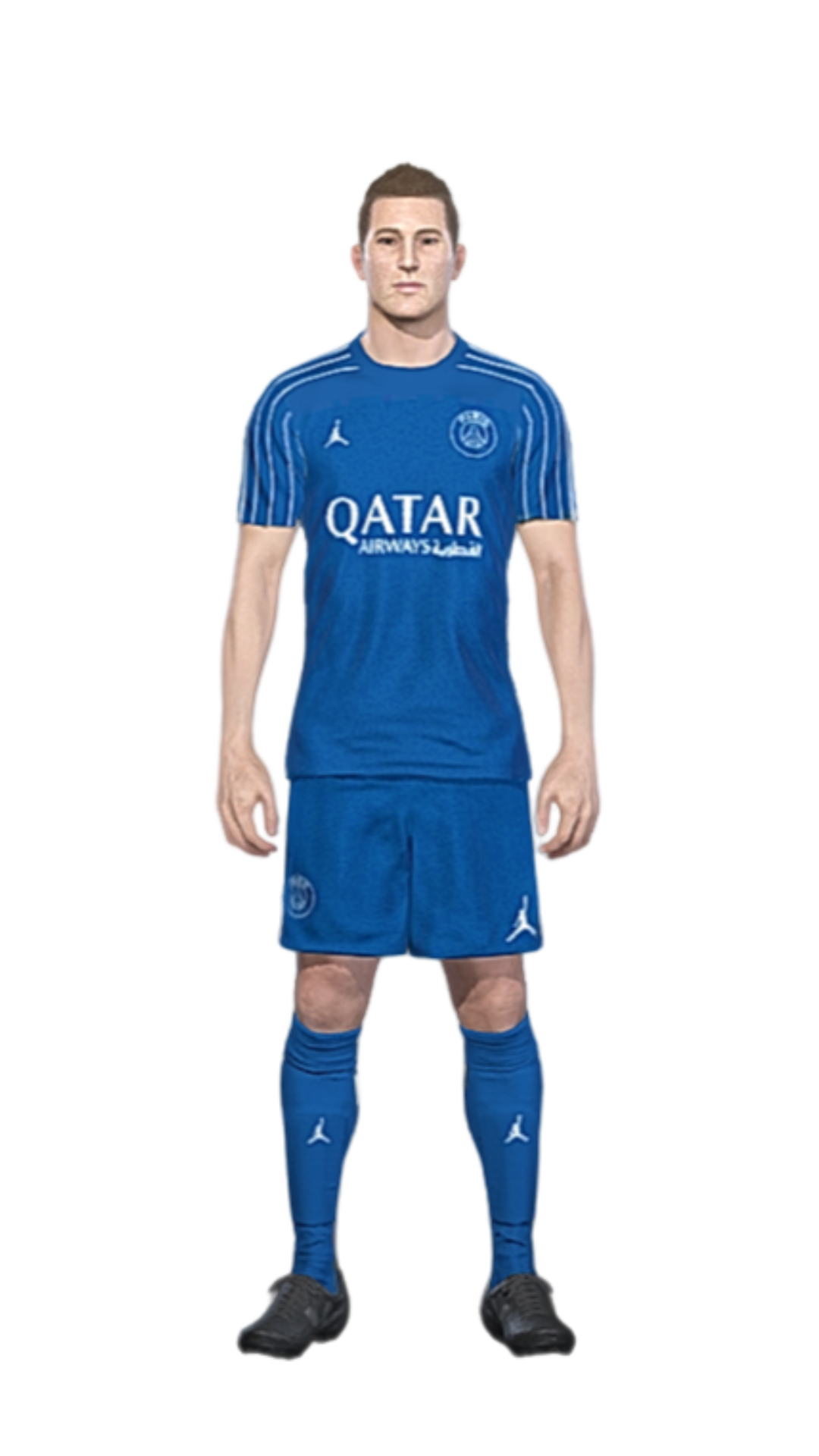 Paris Saint-Germain PSG Kit do uniforme 4 2025 para PES2018 Ps3 - F...