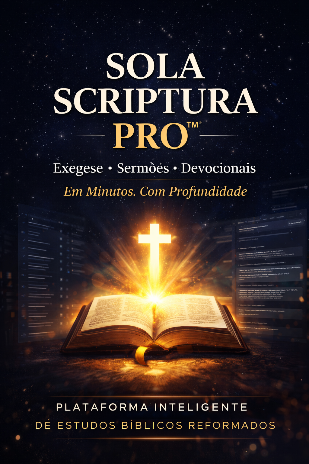 SOLA SCRIPTURA PRO – Plataforma Inteligente de Estudos Bíblicos Ref...
