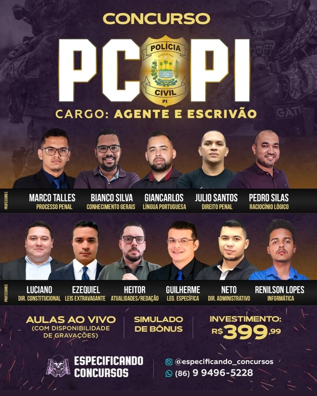 Curso AGENTE PCPI