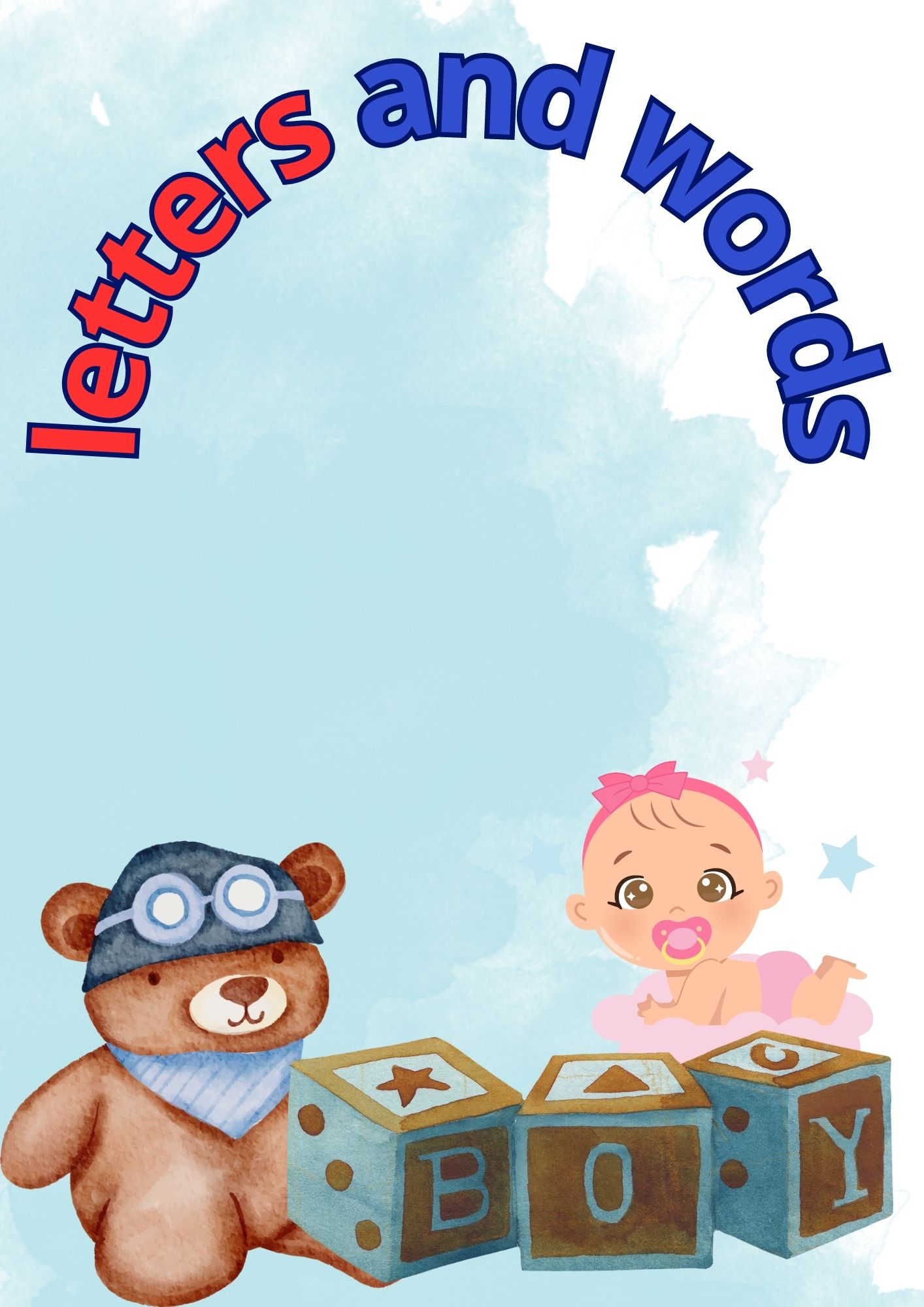 letters and words: ABC