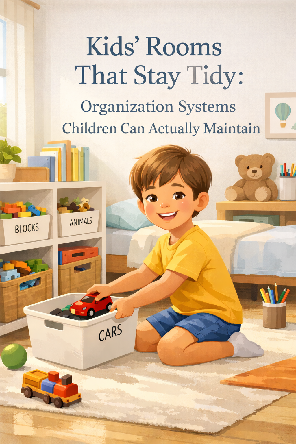 Kids’ Rooms That Stay Tidy: Organization Systems Children Can Actua...