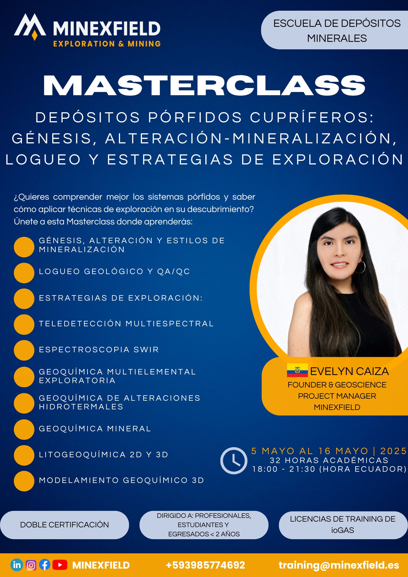 Masterclass en Depósitos Pórfidos Cupríferos: Génesis, Alteración-M...