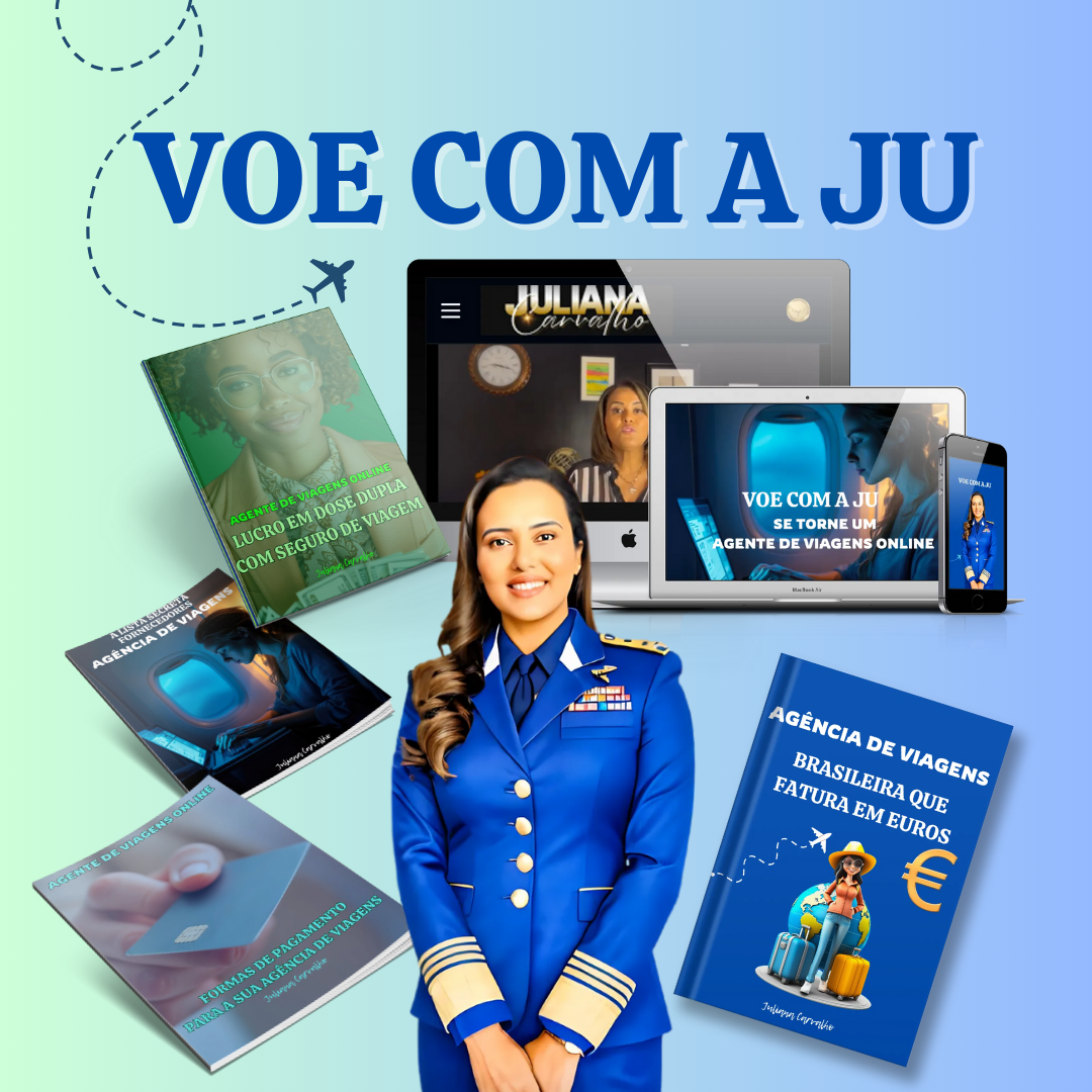 CURSO DE AGENTE DE VIAGENS ONLINE- VOE COM A JU