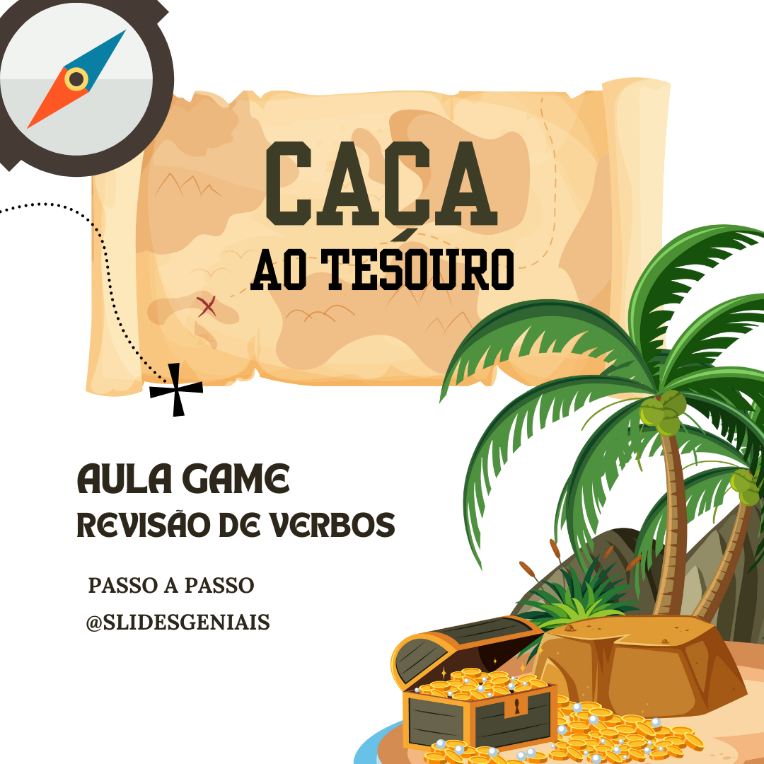 🏴‍☠️ Aula Gamificada de Verbos: Caça ao Tesouro! 🏴‍☠️ - Slides Ge...