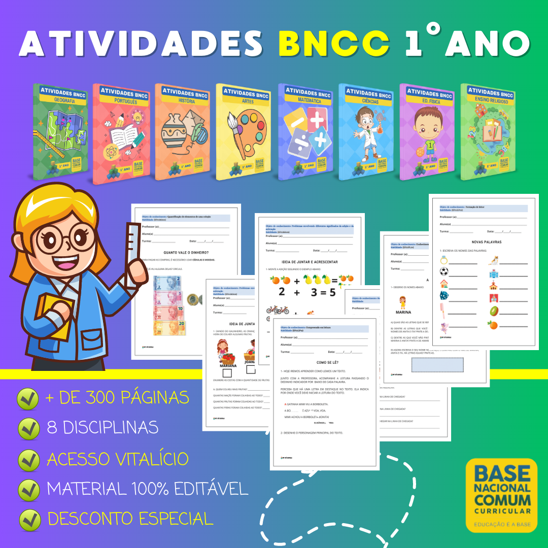 ATIVIDADES 1º ANO (BNCC)