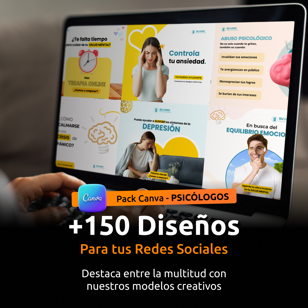 🧠 Pack Canva Psicólogo