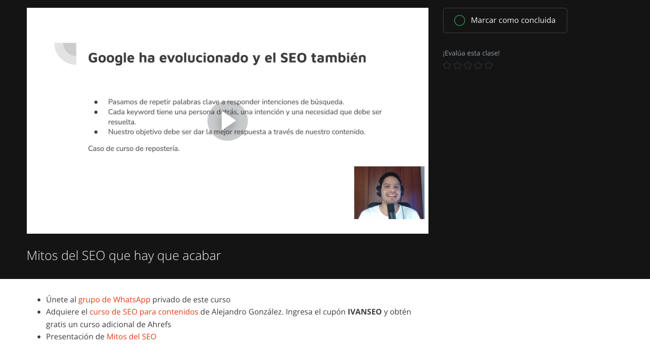 Curso de SEO 100% práctico - Iván Ramos