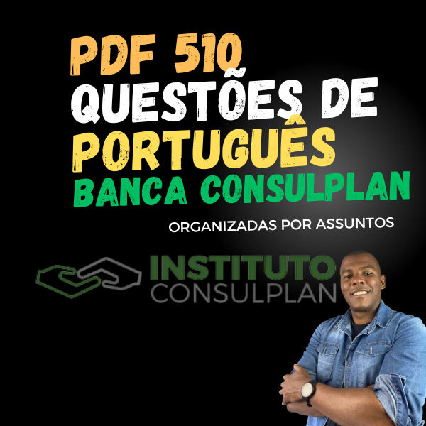 510 questões de português: Instituto Consulplan (somente PDF) - Pro...