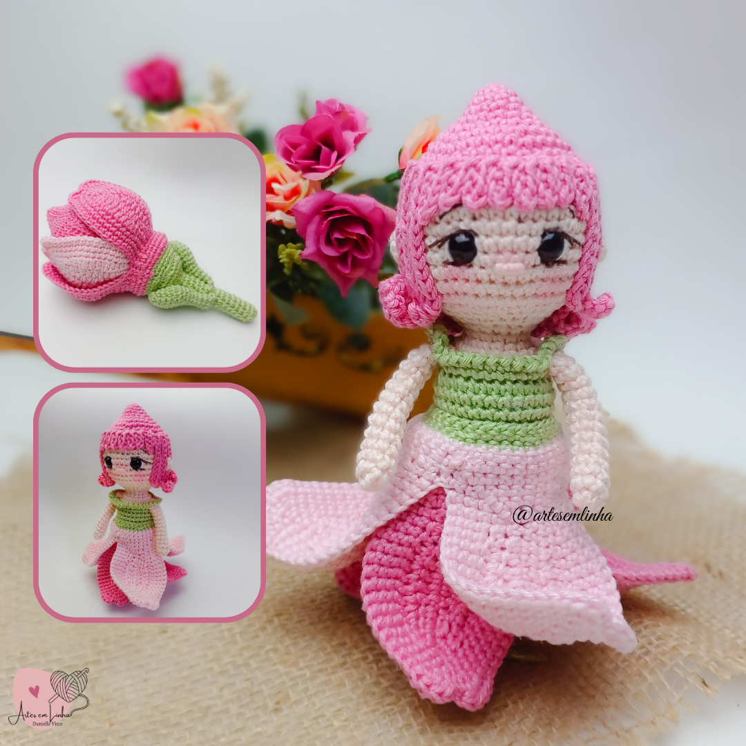 Boneca Tulipa Amigurumi - danielle celi victor de barros | Hotmart