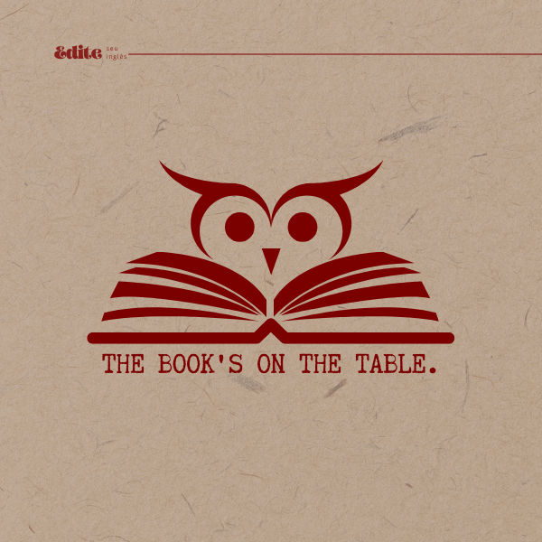 The book's on the table