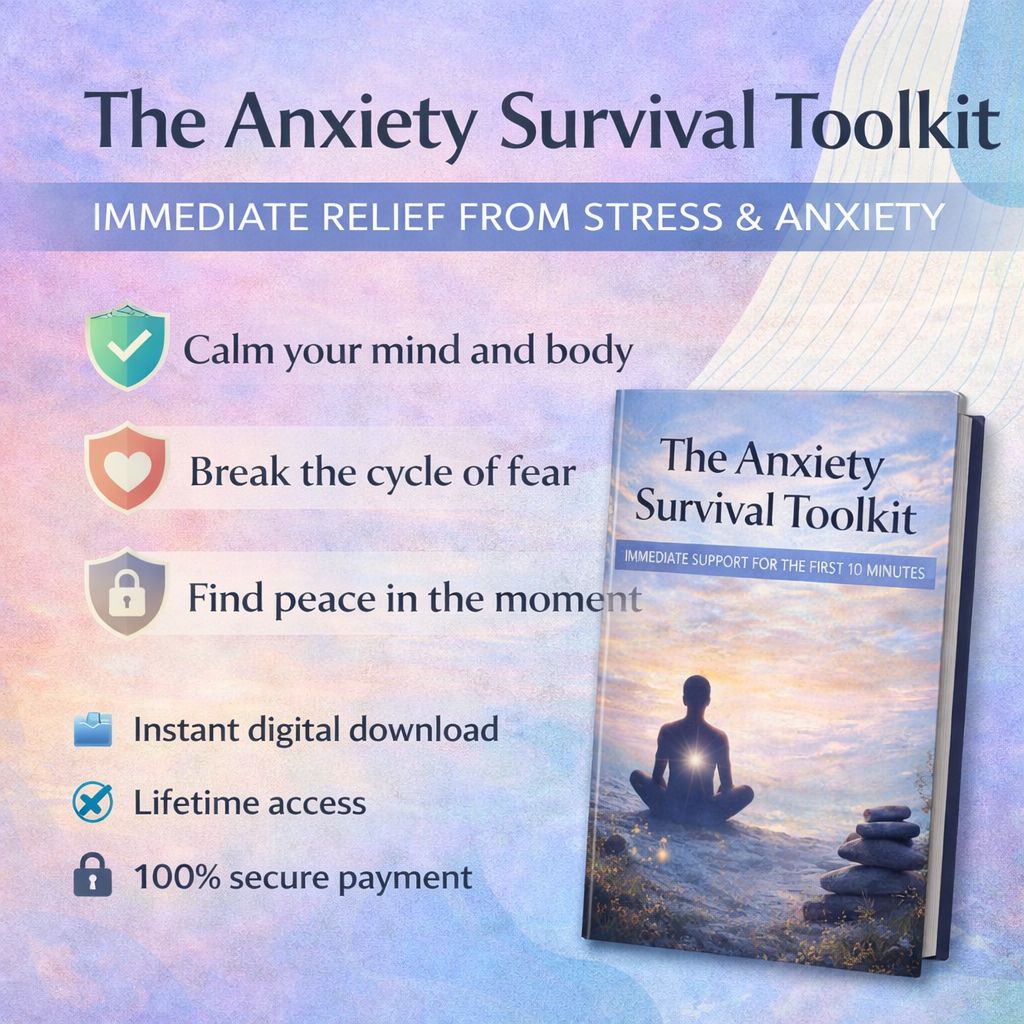 THE ANXIETY SURVIVAL TOOLKIT IMMEDIATE SUPPORT FOR THE FIRST 10 MIN...