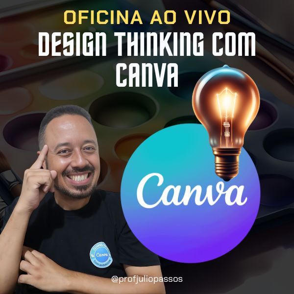 OFICINA DESIGN THINKING COM CANVA - Prof. Julio Cesar Passos | Hotmart