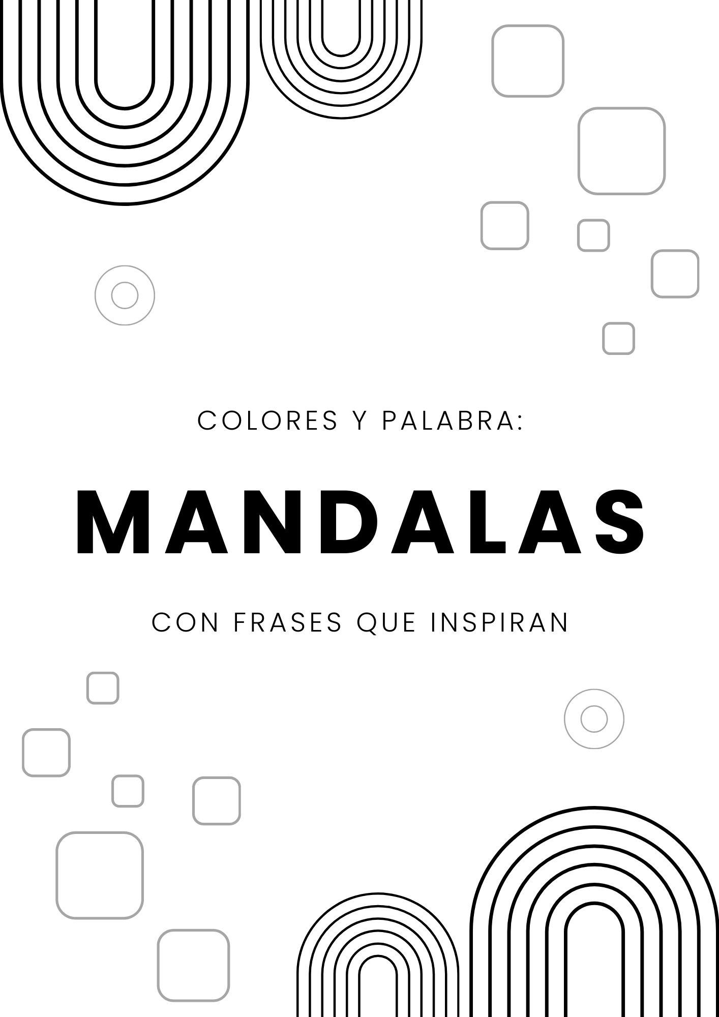 Colores y Palabras: Mandalas con Frases que Inspiran - Melanie Tell...