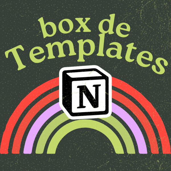 Box de Templates do Notion - Giulia Tessitore | Hotmart