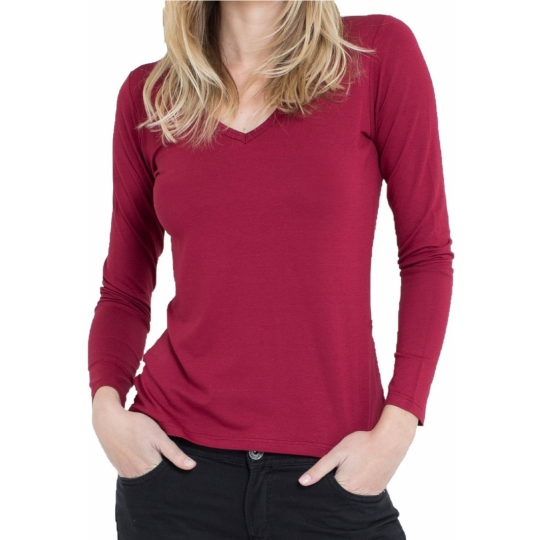 Molde Baby Look Tradicional Gola V Manga Longa Infantil (2 aos 16 a...