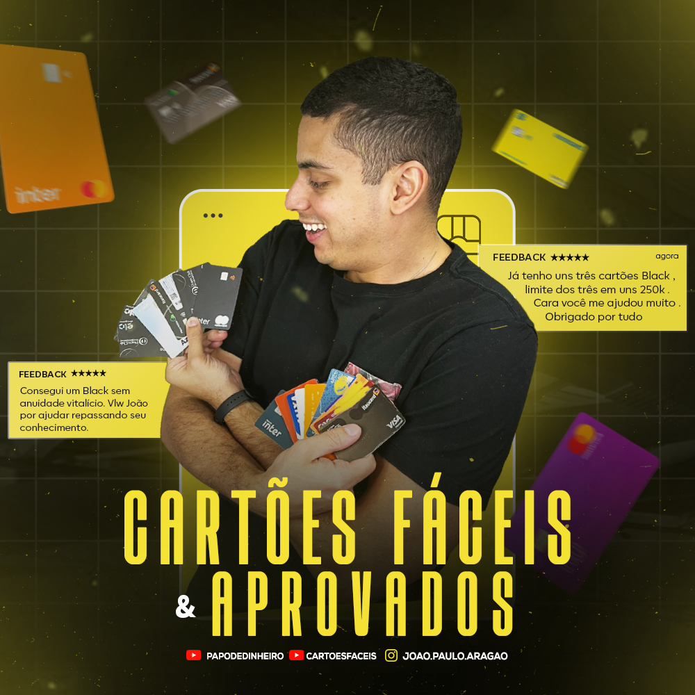 Cartões Fáceis & APROVADOS - PAPO DE DINHEIRO DIGITAL LTDA | Hotmart
