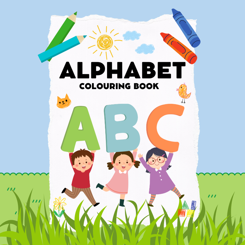 Educational Coloring Book: Learn the Alphabet in English - Heather ...