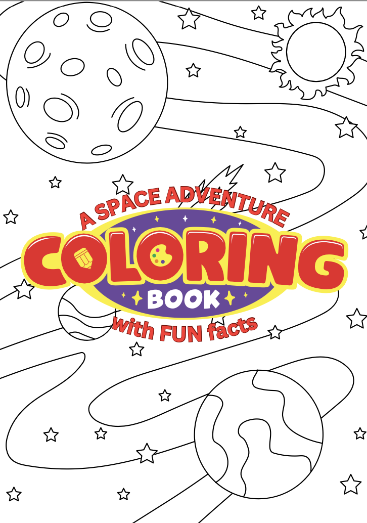 Space Adventure Colouring Book – Color the Universe!