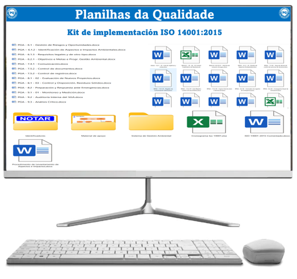 Kit ISO 14001:2015 para Implementación (en Español) - Planilhas da ...