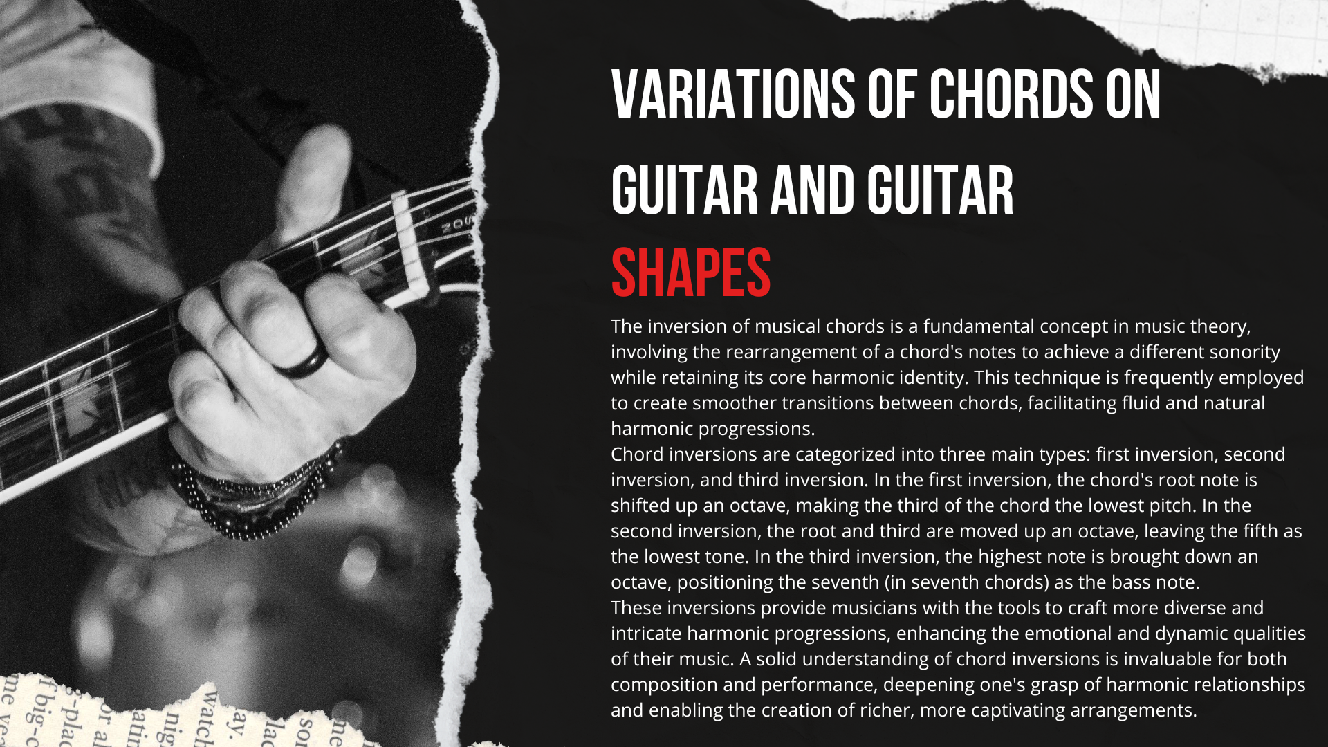 Learn new chord shapes
