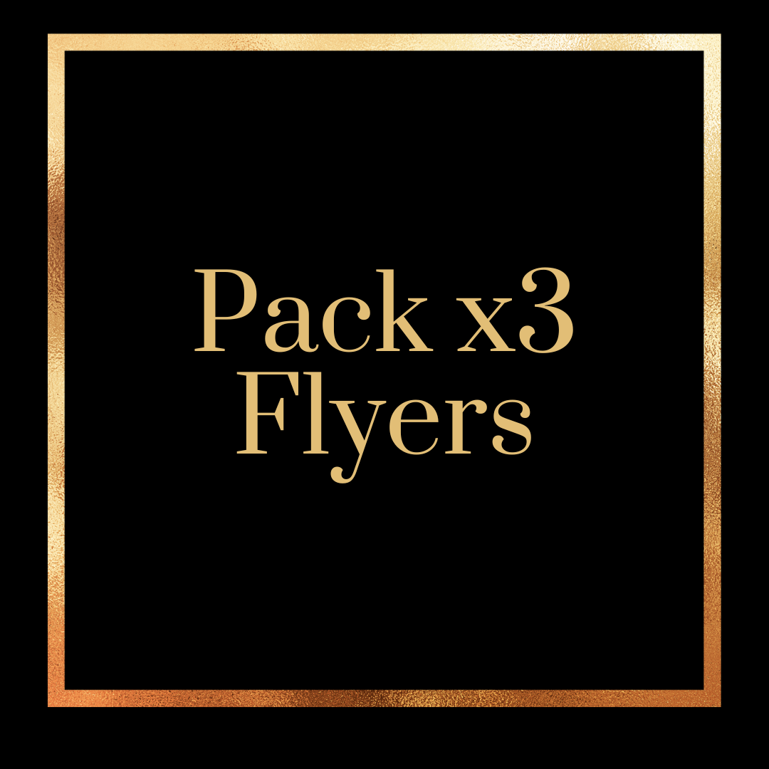 Pack x 3 Flyers