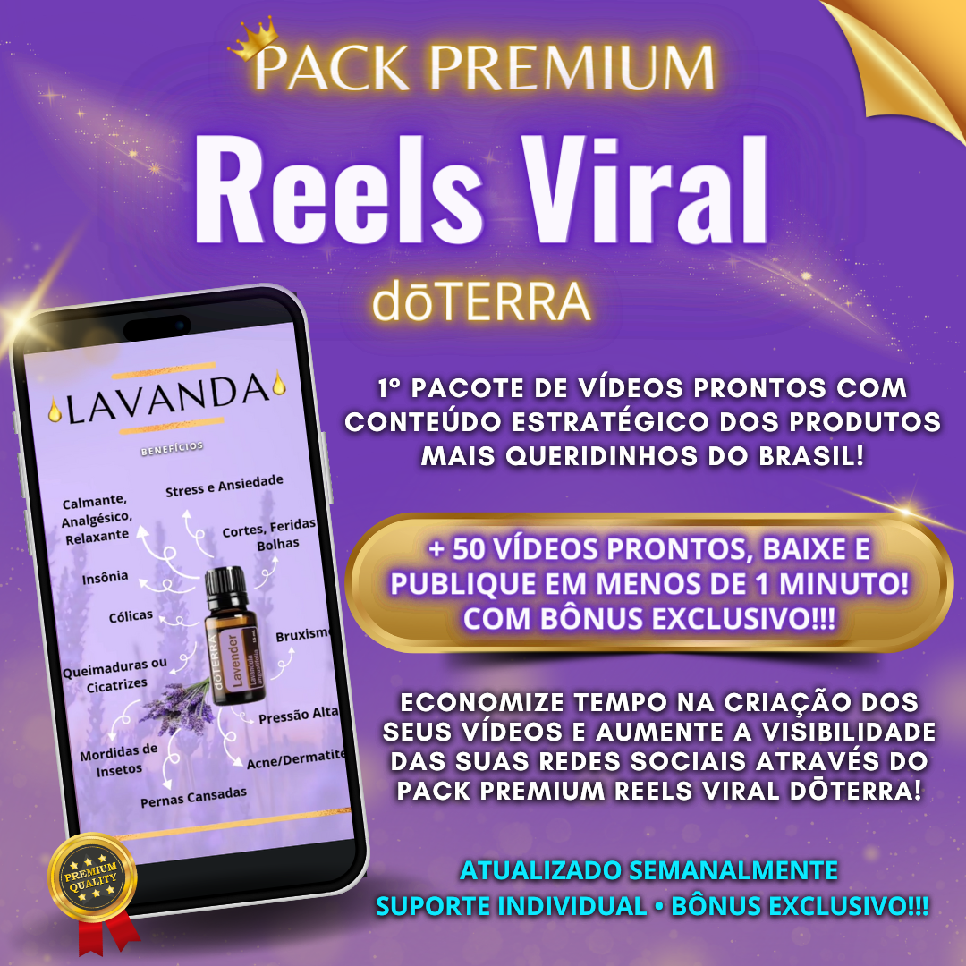 PACK PREMIUM REELS VIRAL DOTERRA - Barbosa Neves | Hotmart