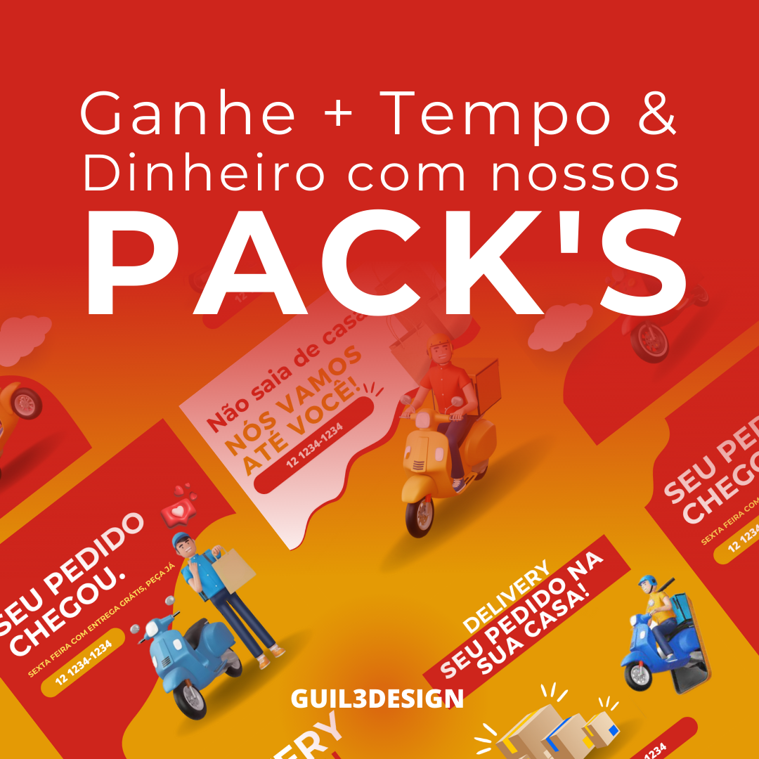 Pack Canva Delivery Editável