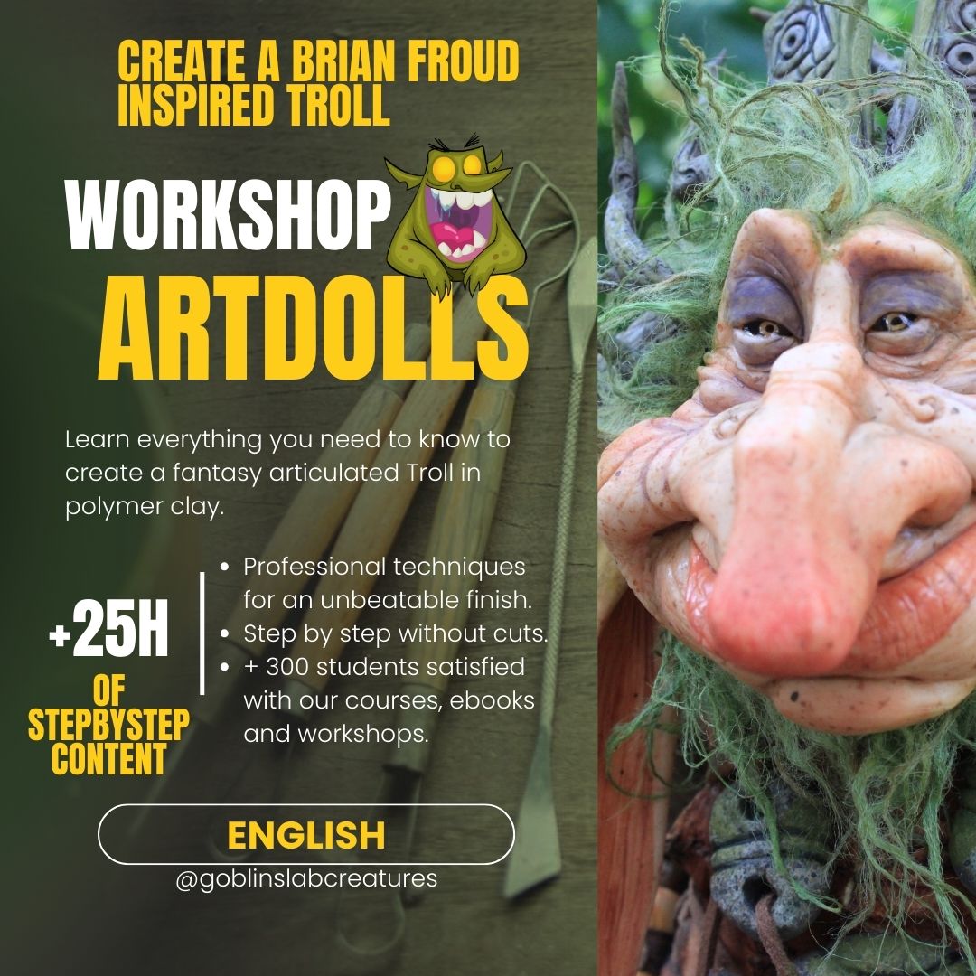 ( ENGLISH )"How to create a fantasy Troll" workshop