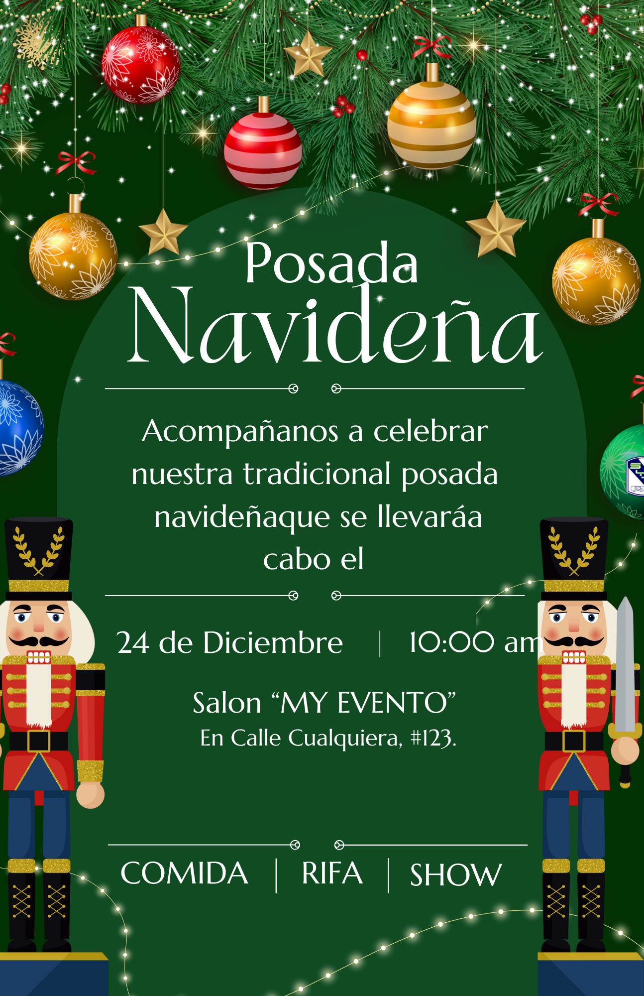 Invitación Para Posada Navideña | Hotmart