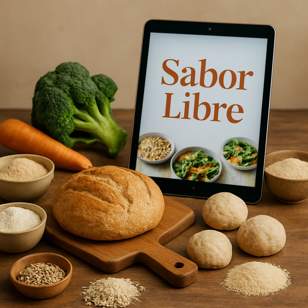 Sabor Libre: El Arte de Comer Sin Gluten - Davis Santos | Hotmart