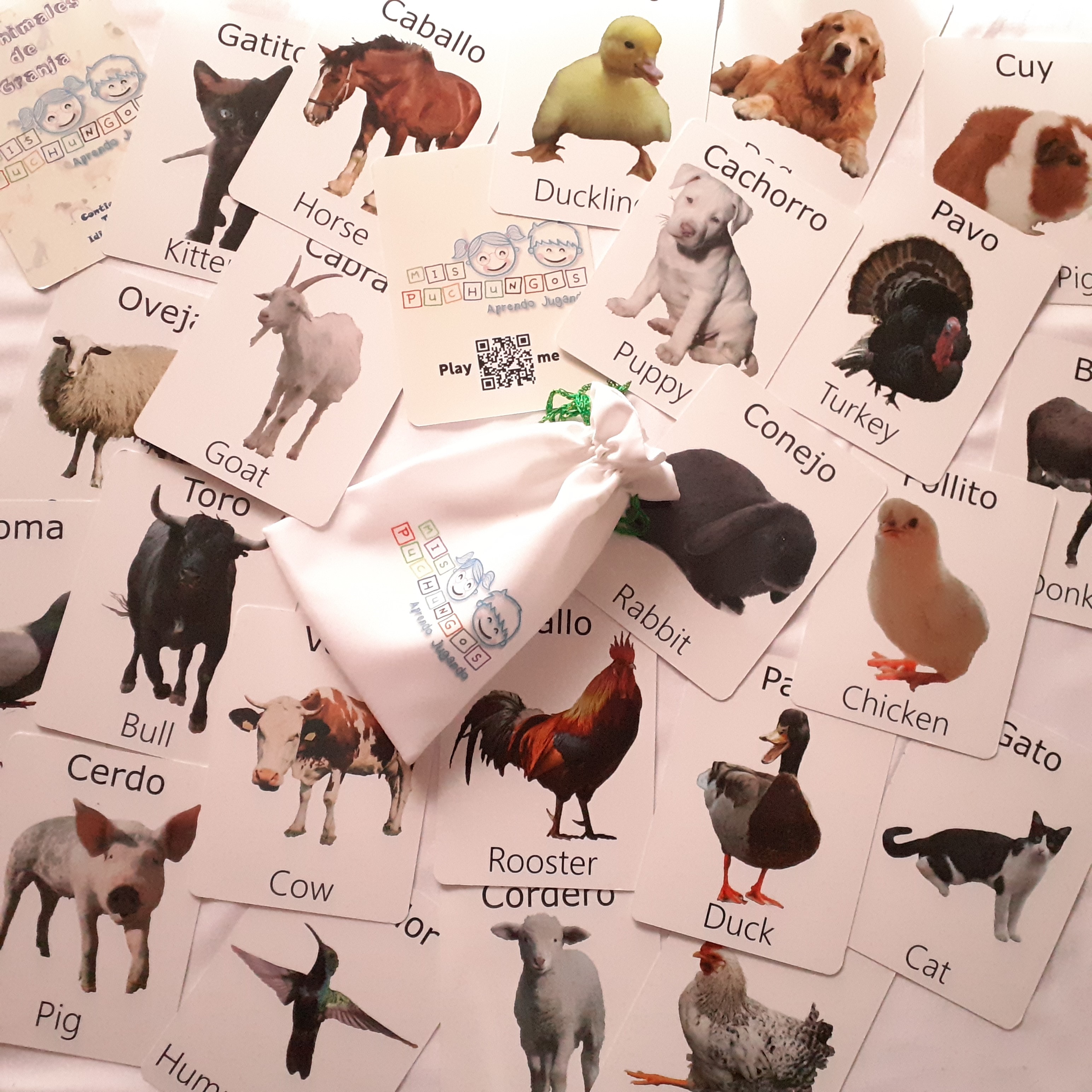 Los Animales de Granja Flashcards | Hotmart