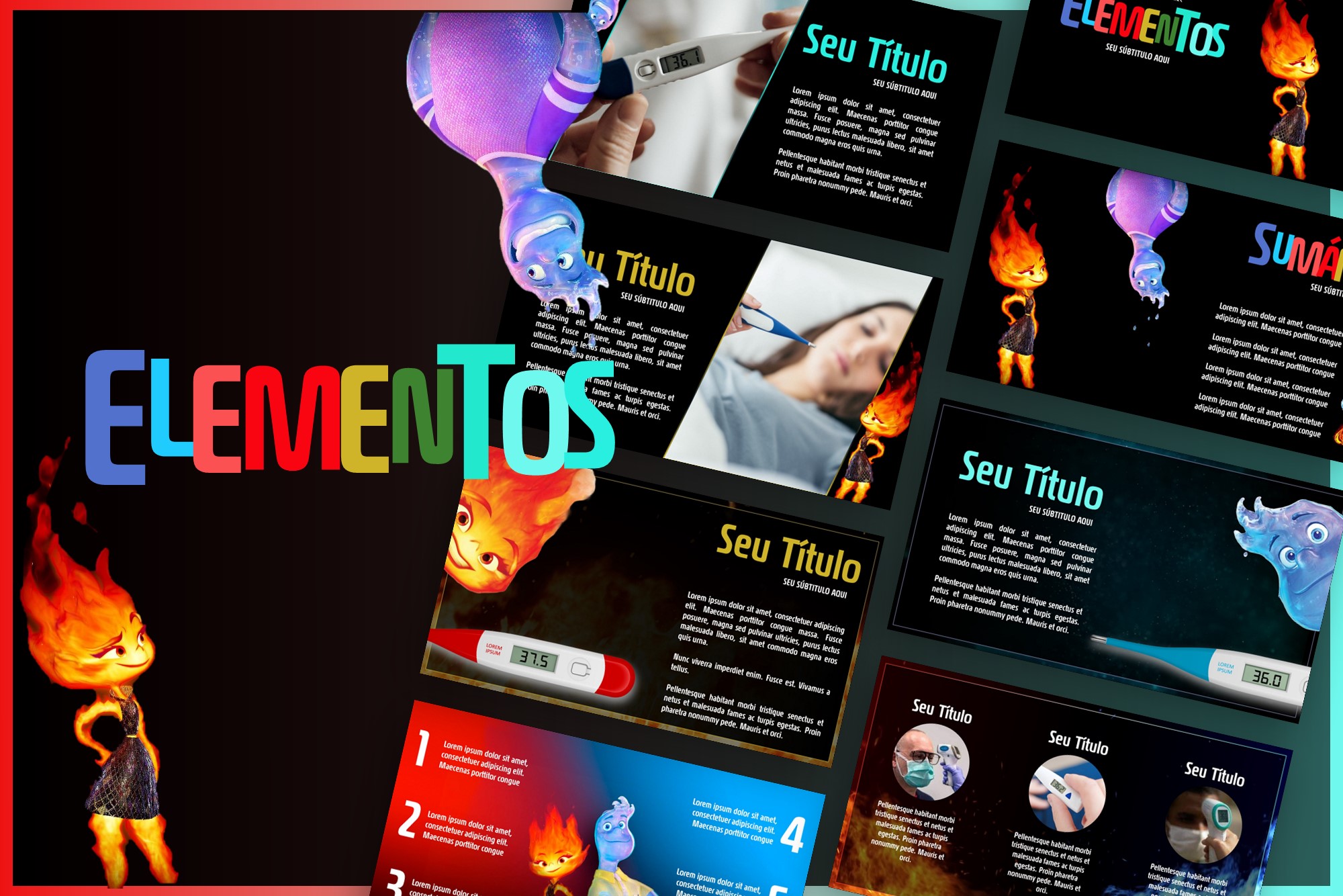 Elementos - Template de PowerPoint - Marcelo Setubal | Hotmart