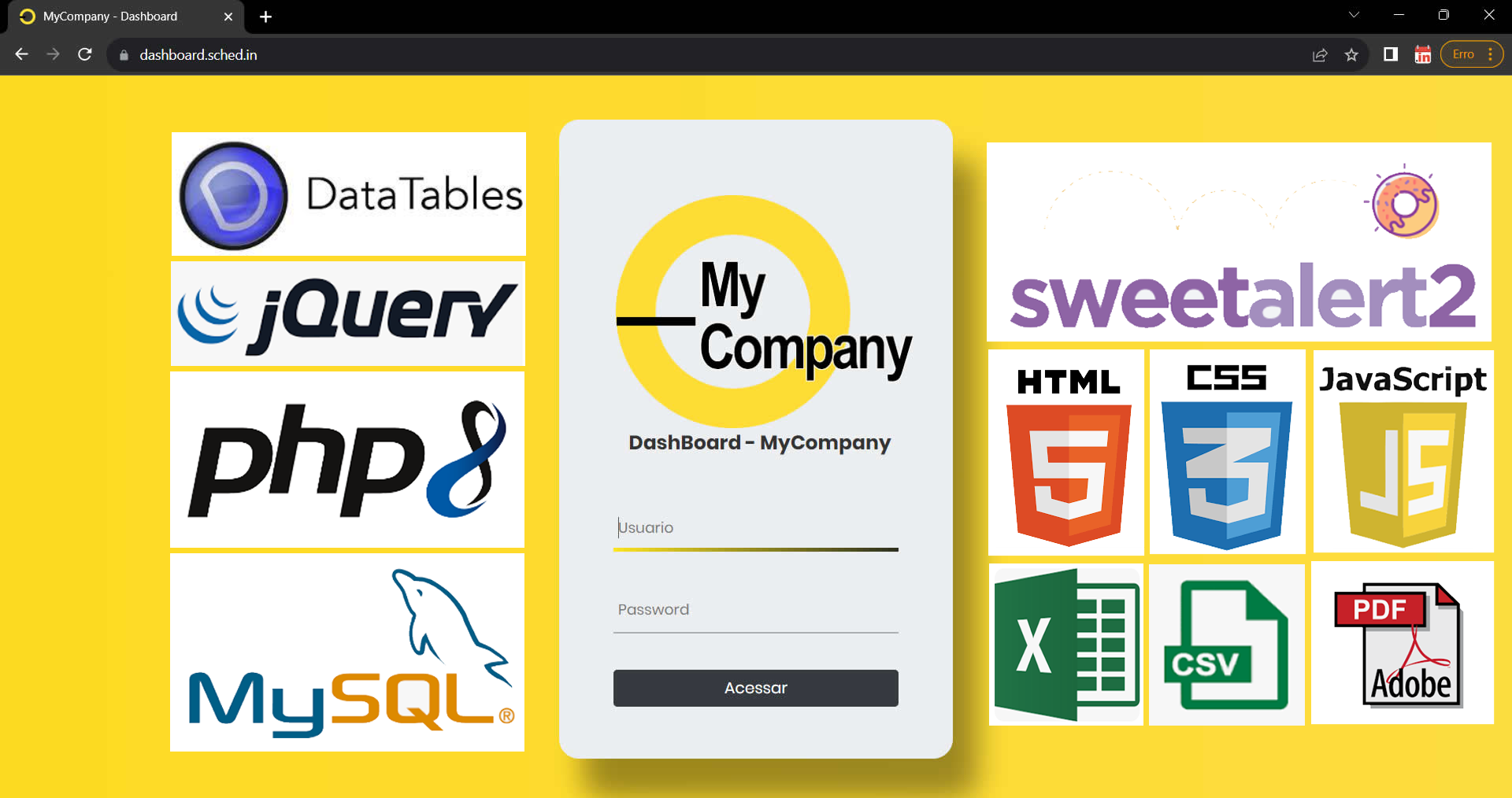 Php8 Pdo Dashboard Sistema Php8 Datatables Dropdown Pdo Servers