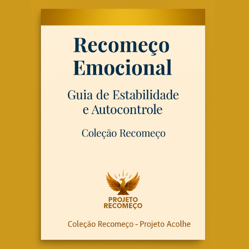 Recomeço Emocional – Guia de Estabilidade e Autocontrole | Coleção ...