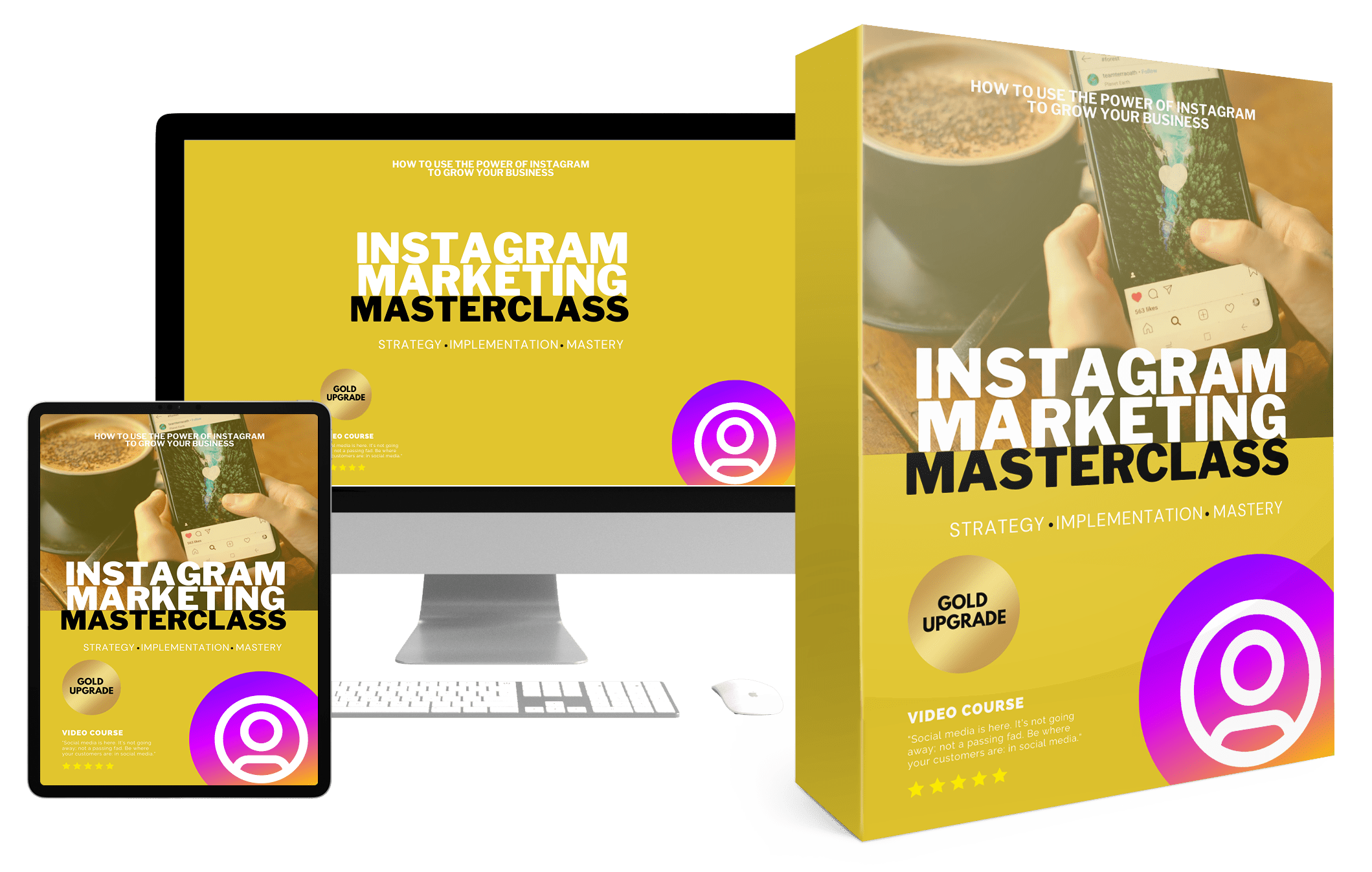 Instagram Marketing Masterclass + GOLD UPGRADE - Mauricio Dantas Pe...