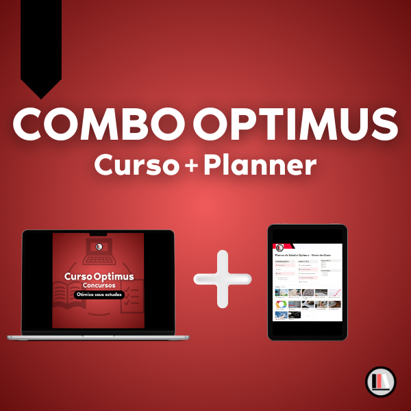 Curso + Planner de Estudos Optimus