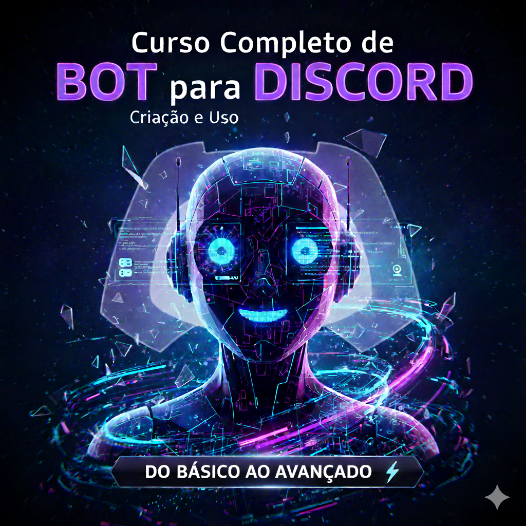 Curso Completo de Criação de Bots para Discord: Do Zero ao Avançado...