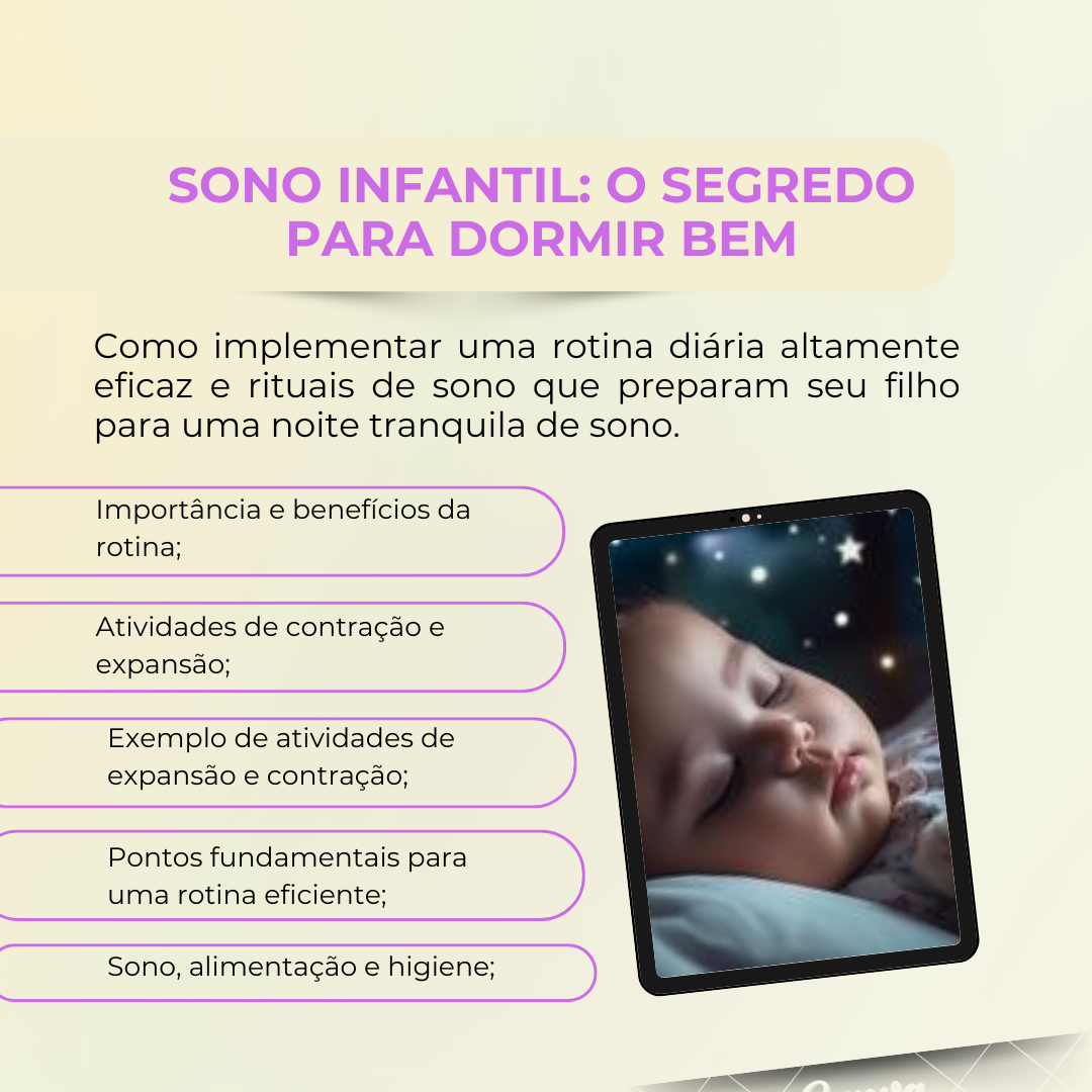 SONO INFANTIL: O SEGREDO PARA DORMIR BEM