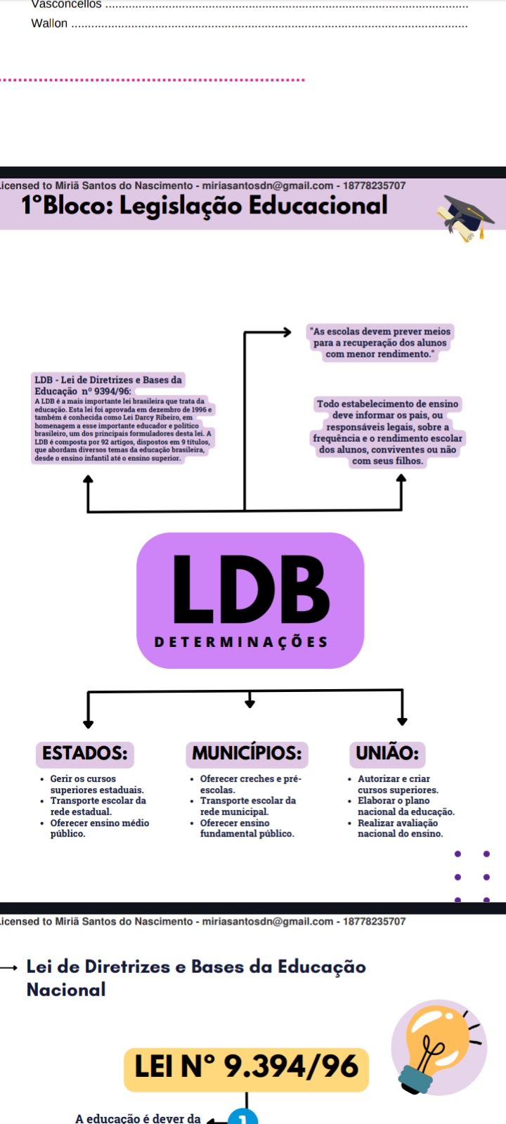 MAPA MENTAL LDB PARA CONCURSO