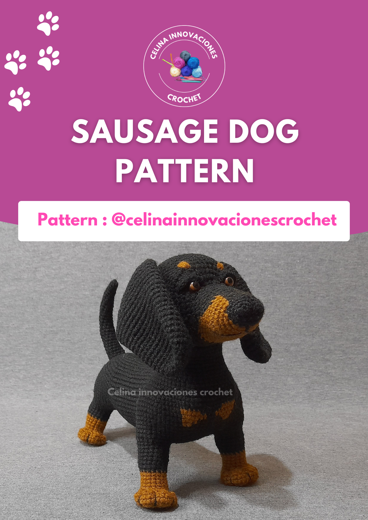 CROCHET SAUSAGE PDF PATTERN by Celina crochet innovations - Celina ...