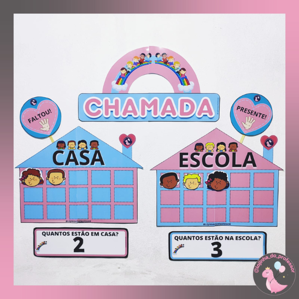 CHAMADA-PAINEL PARA SALA DE AULA-ORNAMENTAÇÃO-VOLTA ÀS AULAS - Loji...