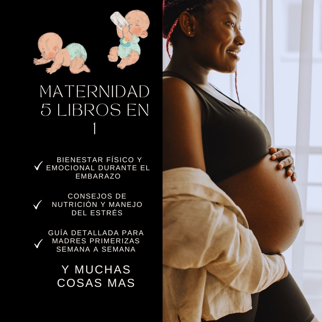Maternidad 5 Libros en 1 el pack mas completo a tu alcance - Digit...