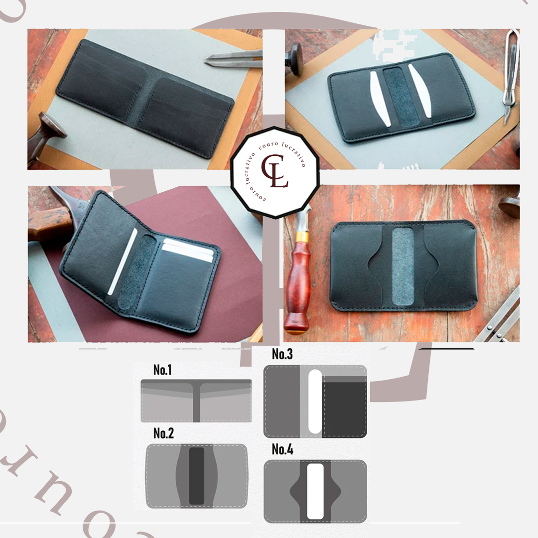 4 MOLDES DE CARTERA DE CUERO - Ventas Digitales | Hotmart